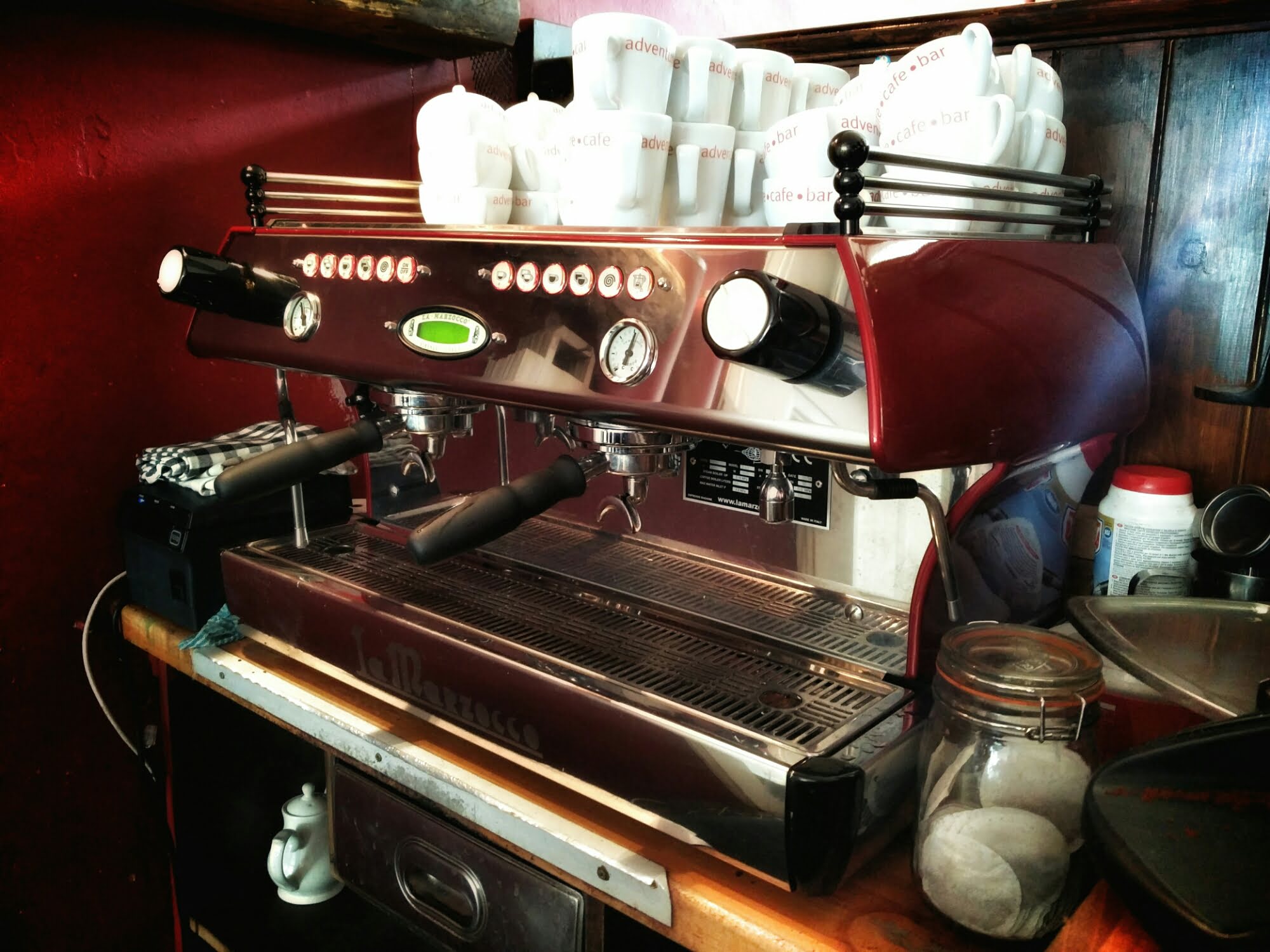 Did somebody say "shiny new coffee machine"? - Adventure Cafe Bar, Bath